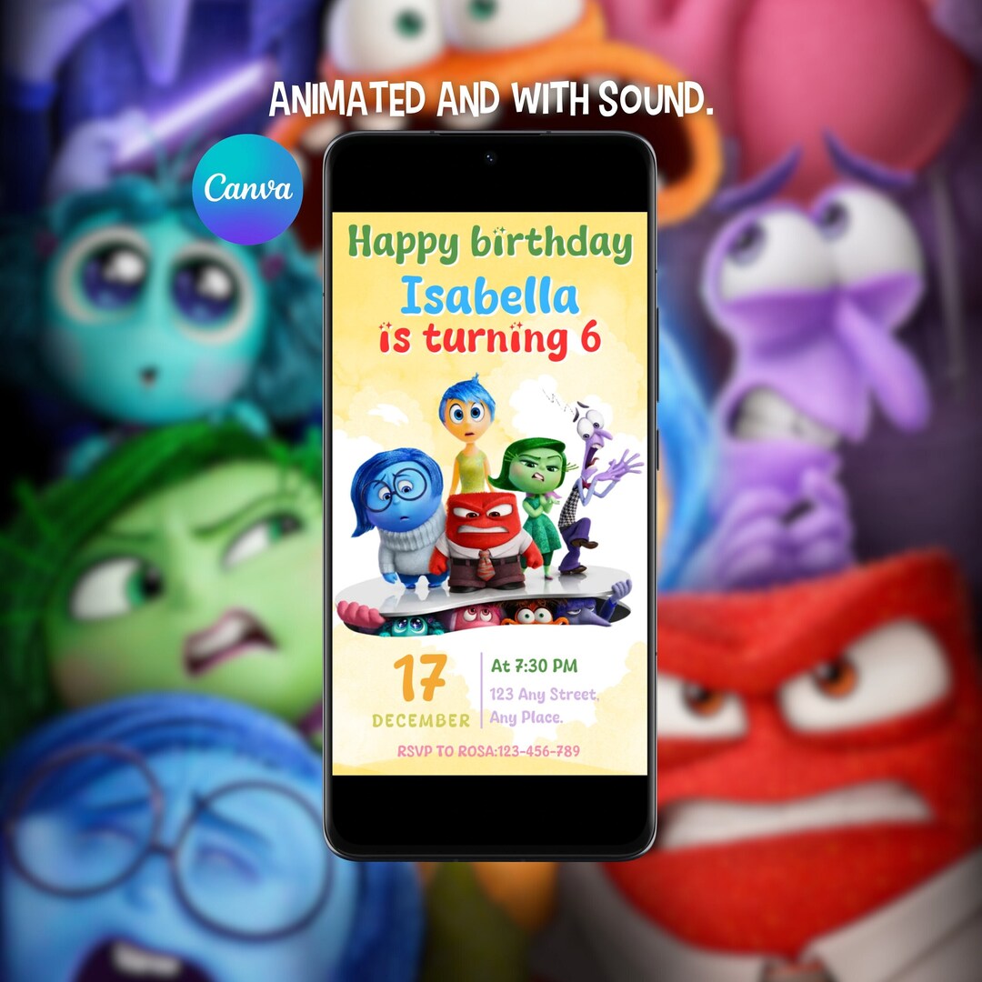 Inside Out 2, cumpleaños de Inside Out 2, película de Inside Out 2 ...