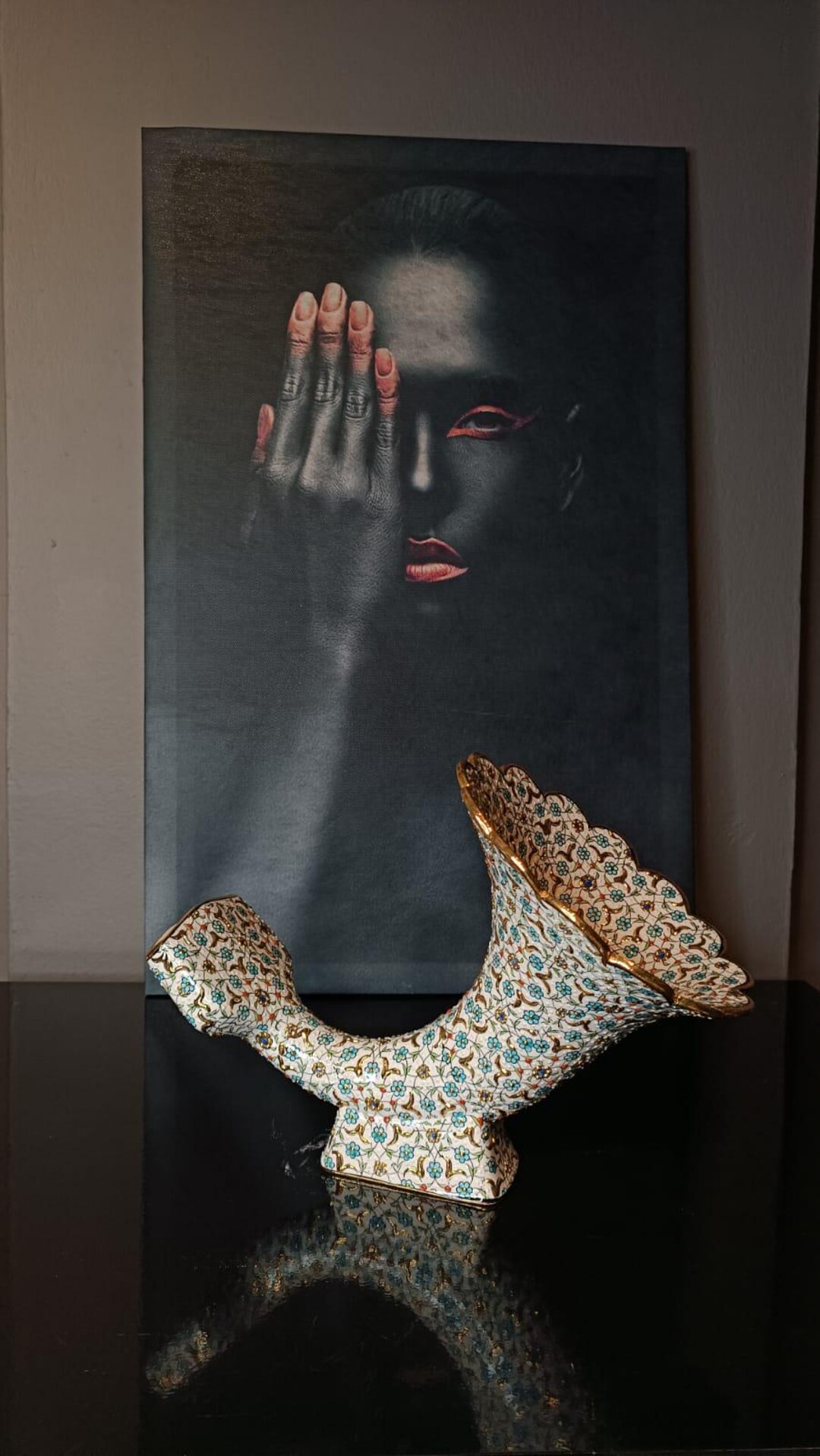 Handmade Ceramic Gold Gilded Gramophone Speaker, Amplifier,handmade ...