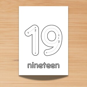 Numbers Tracing Worksheets, Math Worksheets, 0 to 20 Number Tracing ...