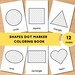 25 Summer Dot Marker Coloring Pages for Kids, Beach Dot Marker Coloring ...