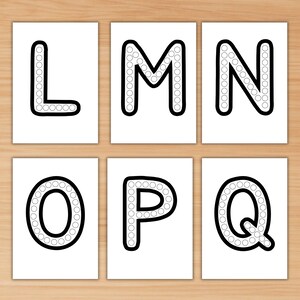 25 Alphabet Dot Marker Coloring Pages for Kids, Uppercase Lowercase ...