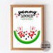 Watermelon Summer Handprint Craft, Toddler Printable Footprint Craft ...
