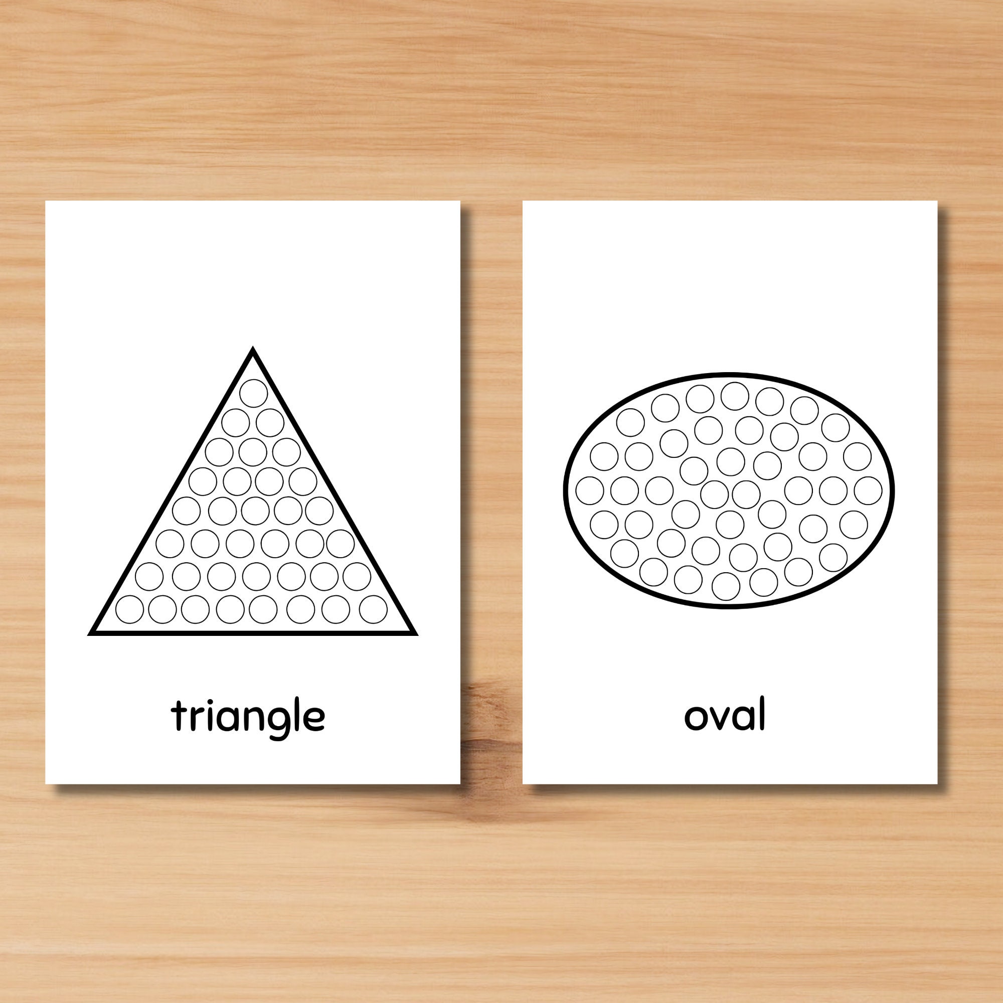 Shapes Dot Marker Coloring Pages for Kids, Prek Do a Dot Activity, Dot ...