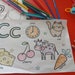 26 Printable Alphabet Coloring Pages, Toddler Activity, ABC Coloring ...