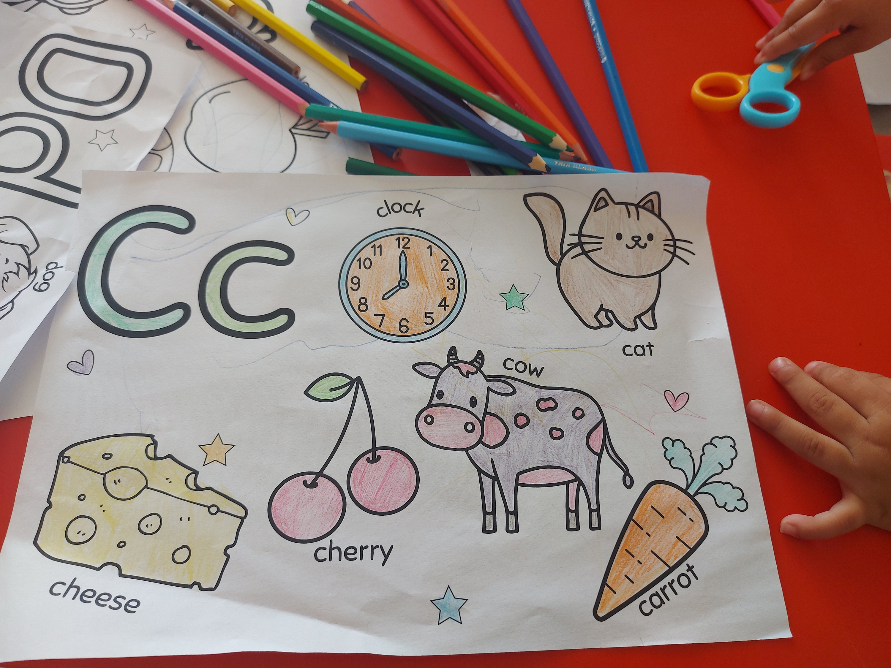 26 Printable Alphabet Coloring Pages, Toddler Activity, ABC Coloring ...