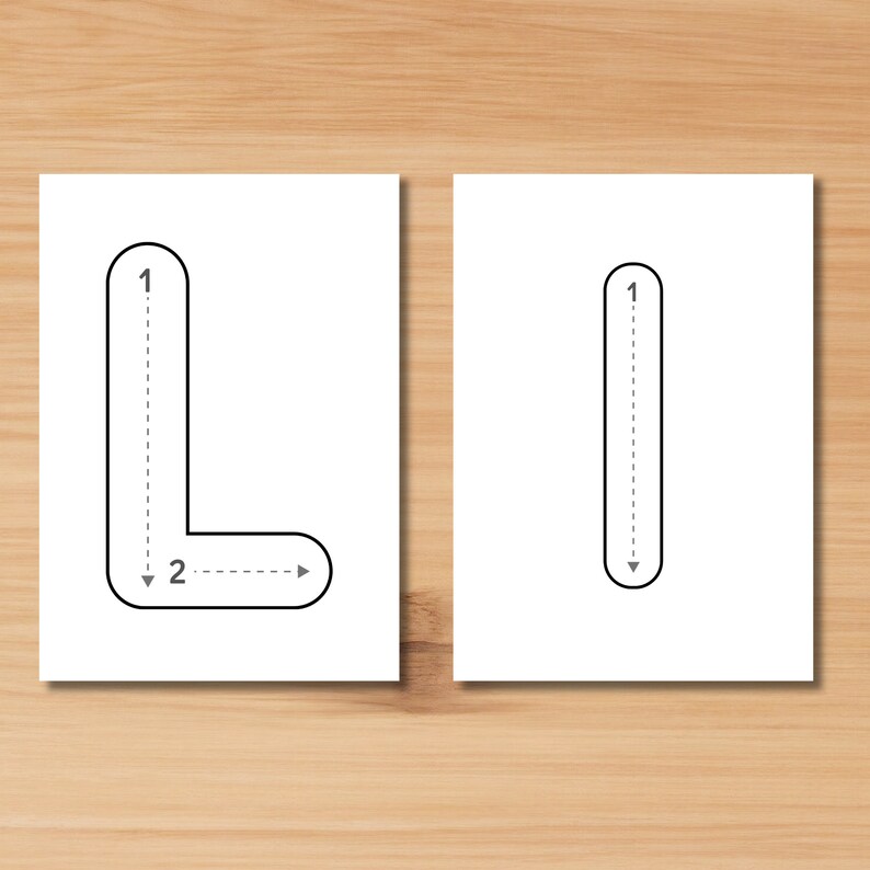 52 Uppecase and Lowercase Letters Tracing Worksheets, Alphabet Tracing ...