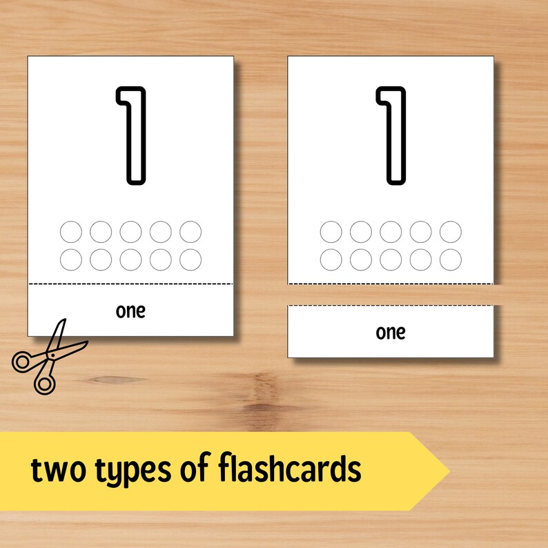 Numbers Coloring Flashcards, Preschool Math Worksheets, Number Trace ...