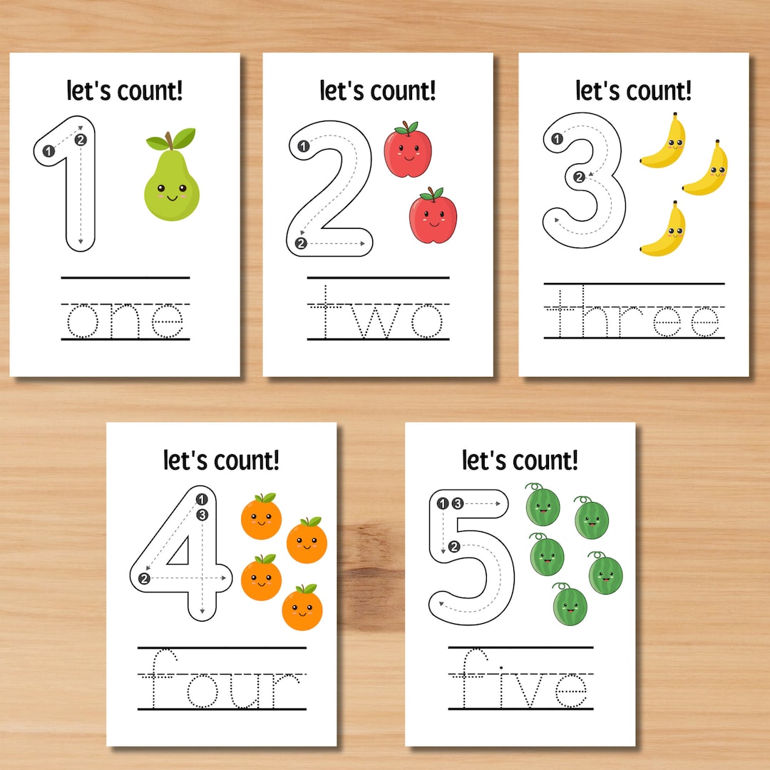 Preschool Number Tracing Line Worksheets, Pre-k Math Worksheets, Learn ...