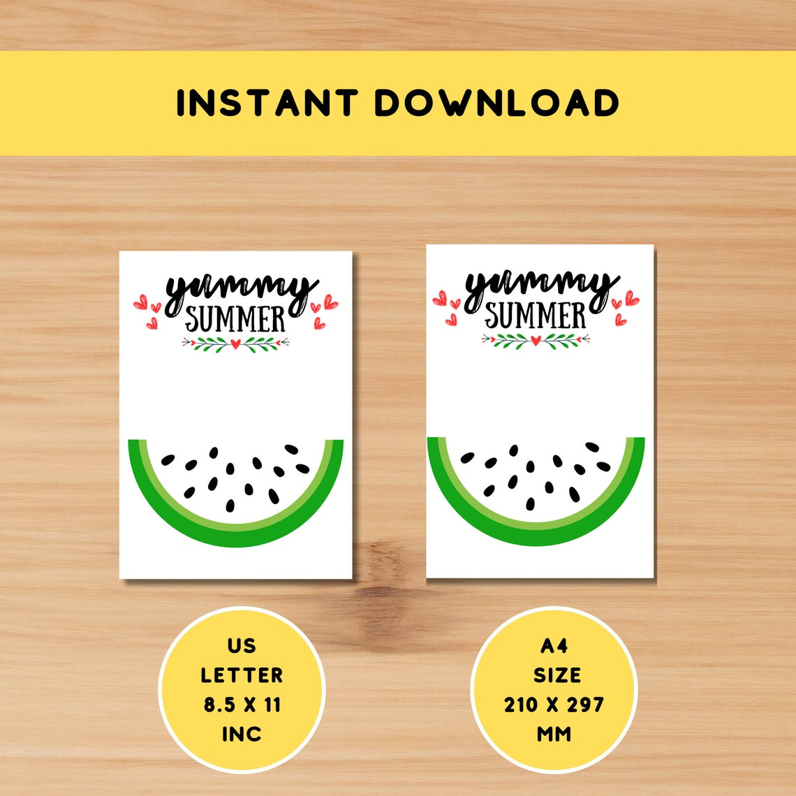 Watermelon Summer Handprint Craft, Toddler Printable Footprint Craft ...