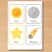 Solar System Flashcards, Montessori Cards for Kids, Solar System Print ...