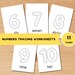 0 to 10 Numbers Tracing Worksheets, Number Tracing, Handwriting Letters ...