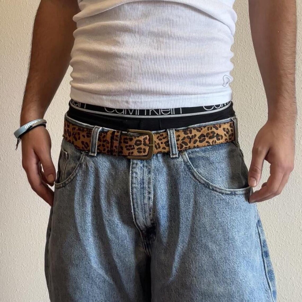 2000s Leopard Cheetah Print Belt - Etsy