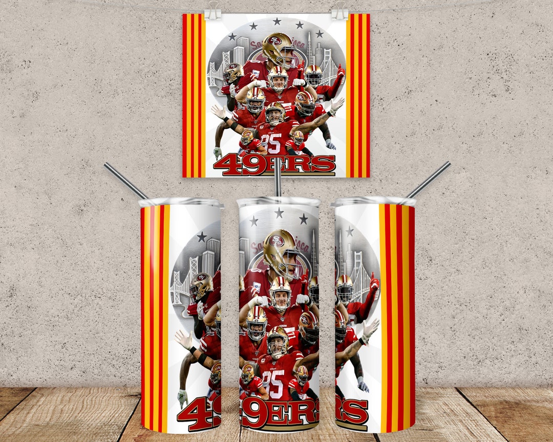 20oz Skinny Tumbler Wrap Sublimation Design, American Football Tumbler ...