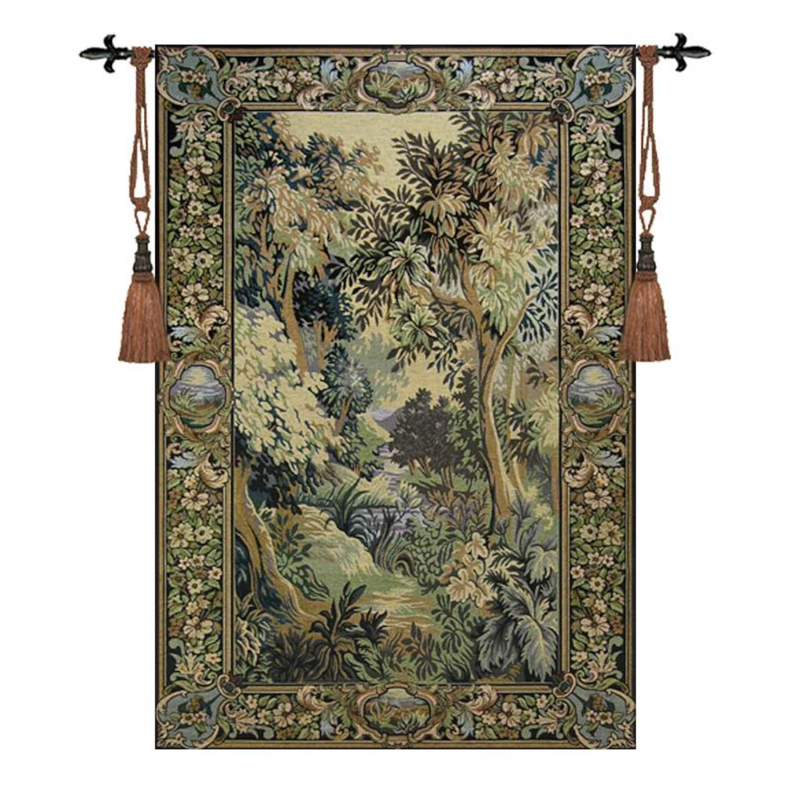 Large Landscape Loom Woven Tapestry Wall Decor 102 X 148 CM - Etsy