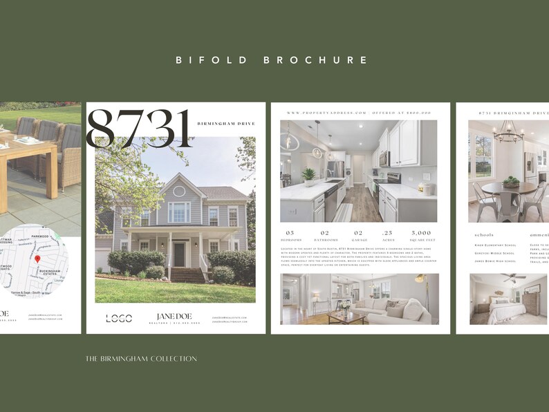 Modern Real Estate Brochure | Editable Luxury Property Marketing ...