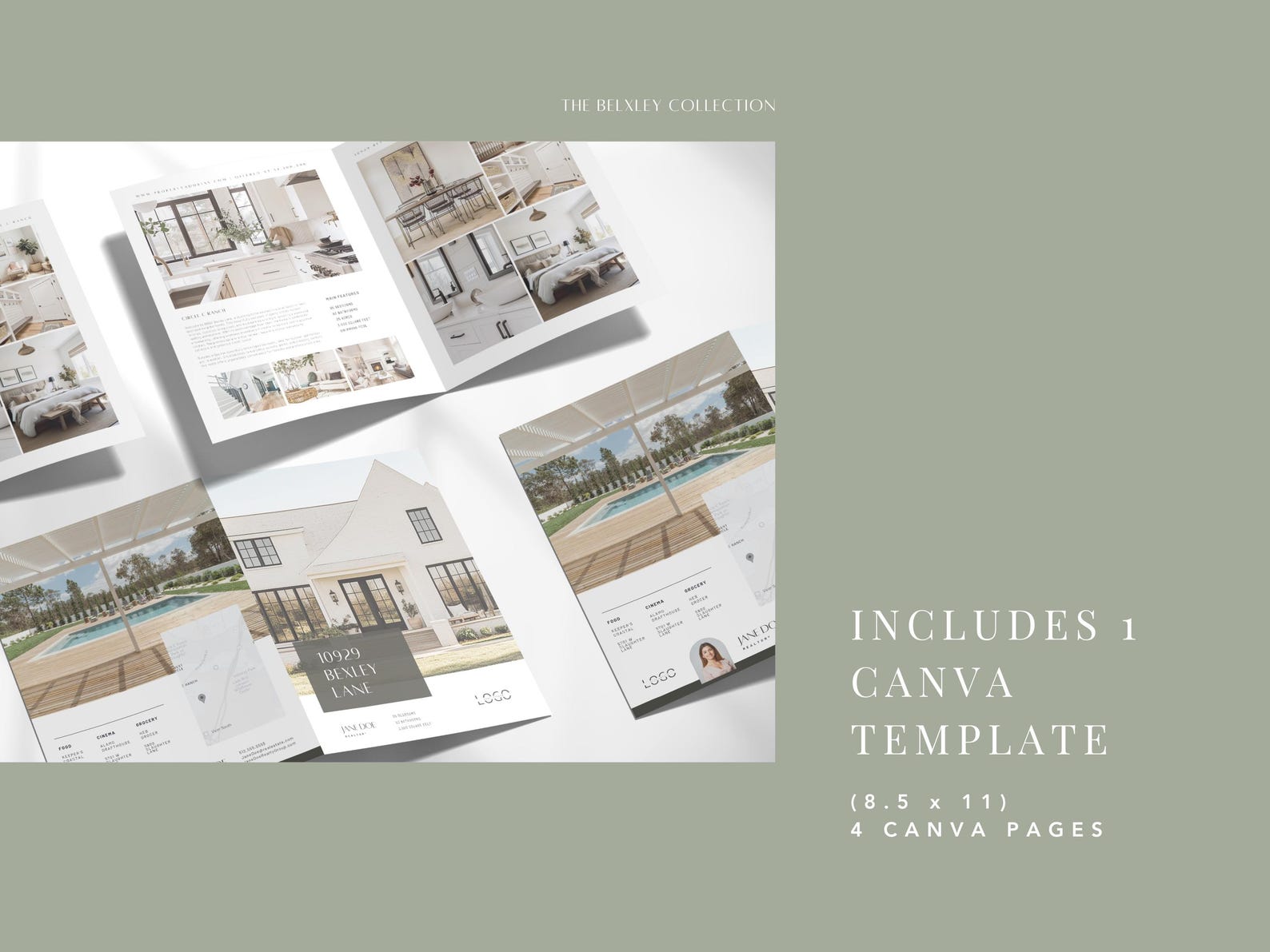 Modern Real Estate Brochure | Editable Luxury Property Marketing ...