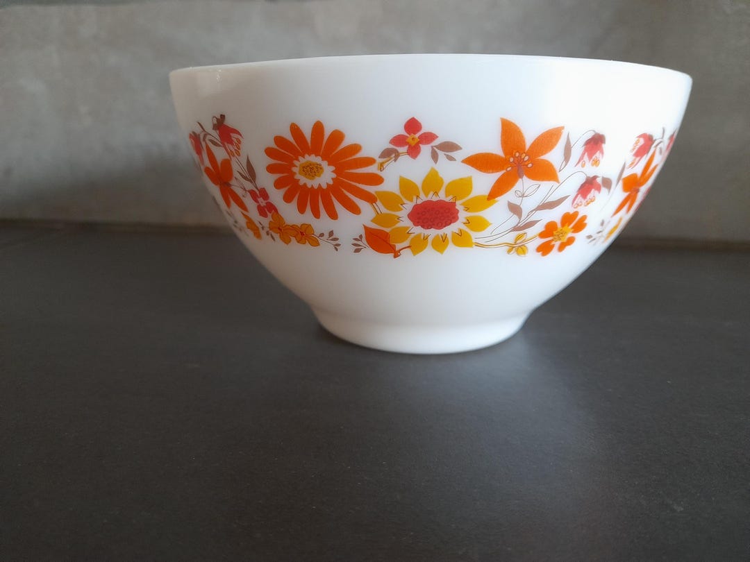 Vintage Arcopal Bowl From the 60s - Etsy