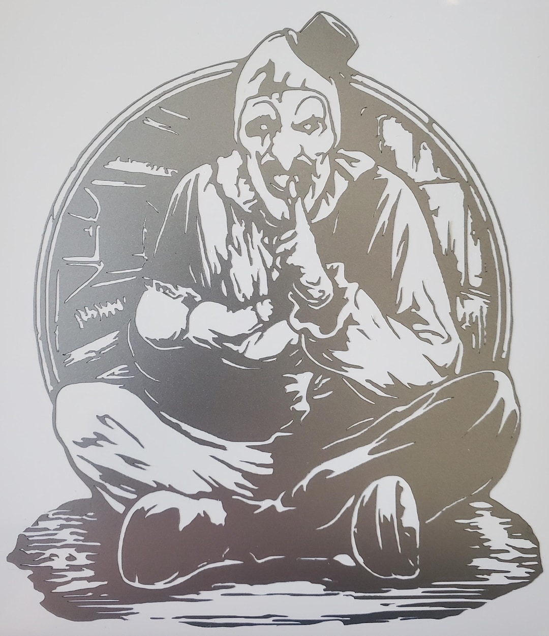 Terrifier Art the Clown Hush Horror Vinyl Decal - Etsy