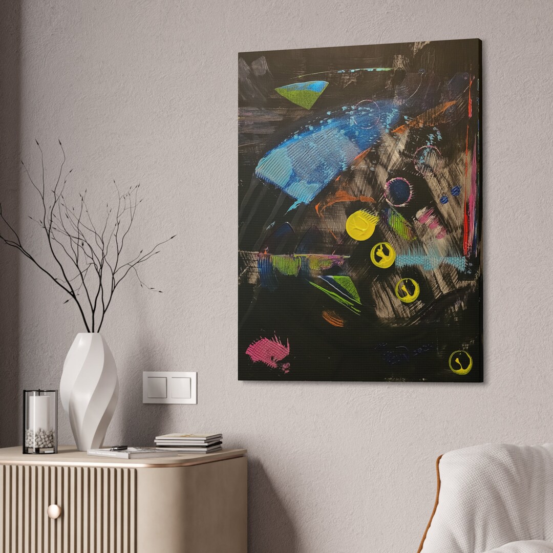Modern Contemporary Abstract Wall Art evolve Modern Colorful Abstract ...