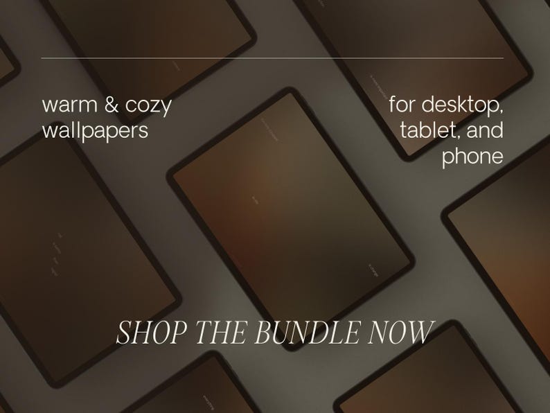 2025 Warm and Cozy Tech Wallpapers | Earth Tones | Minimal ...