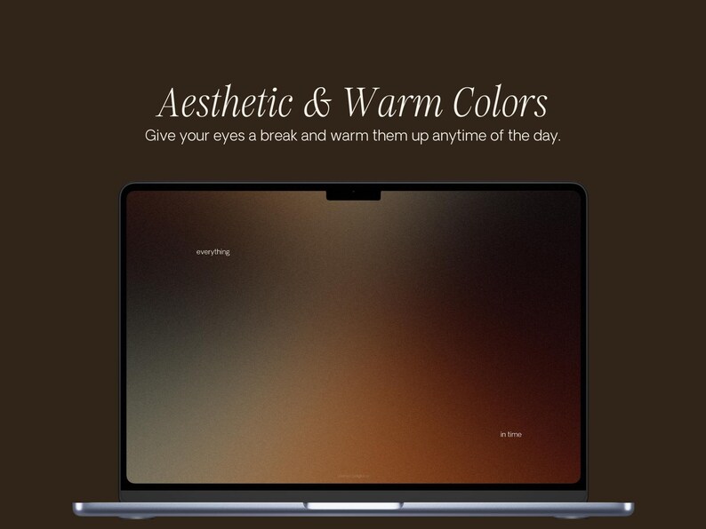 2025 Warm and Cozy Tech Wallpapers | Earth Tones | Minimal ...
