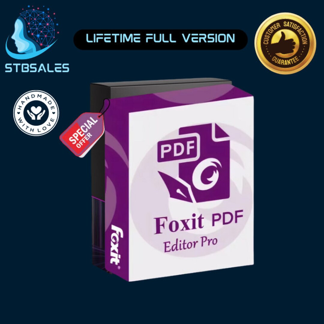 Foxit PDF Editor Pro 2023 Full Version Lifetime for Windows PDF ...