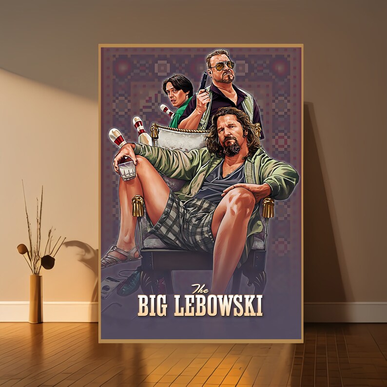 The Big Lebowski Movie Poster,home Decor,poster Giftroom Decor,wall Art ...