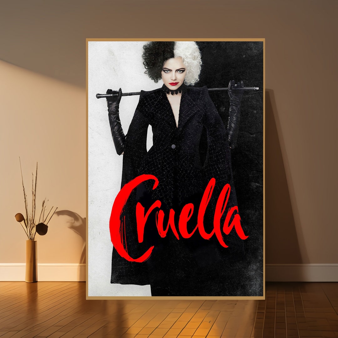 Cruella Movie Poster, Home Decor, Poster Gift, Room Decor, Wall Art ...