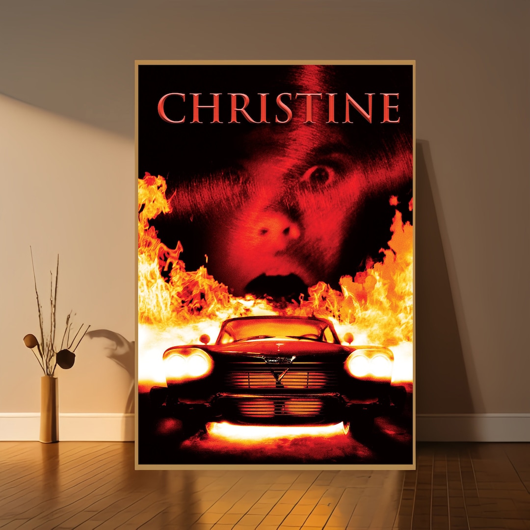 Christine Movie Poster, Home Decor, Poster Gift, Room Decor, Wall Art ...