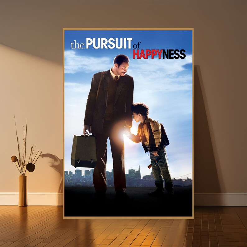 The Pursuit of Happyness Movie Poster, Home Decor, Poster Gift, Room ...