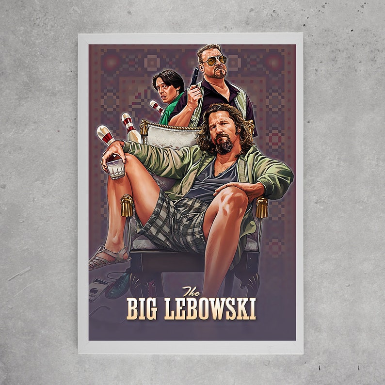 The Big Lebowski Movie Poster,home Decor,poster Giftroom Decor,wall Art ...