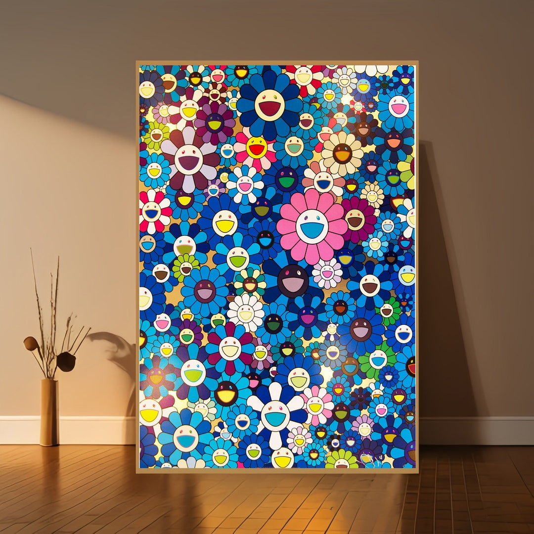Murakami Takashi Japanese Pop Poster, Home Decor, Poster Gift, Room ...