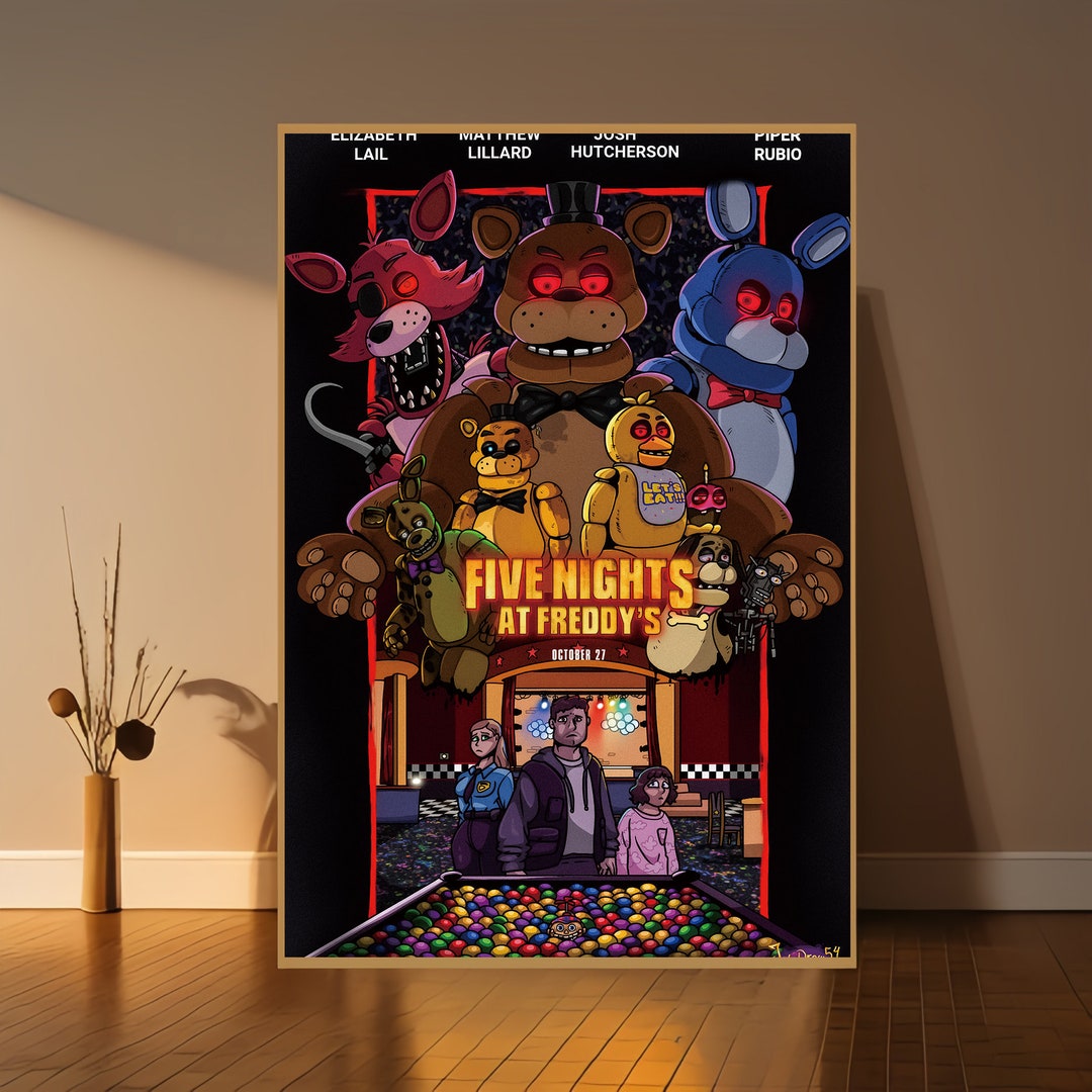 Five Nights at Freddy's Movie Poster, Home Decor, Poster Gift, Room ...