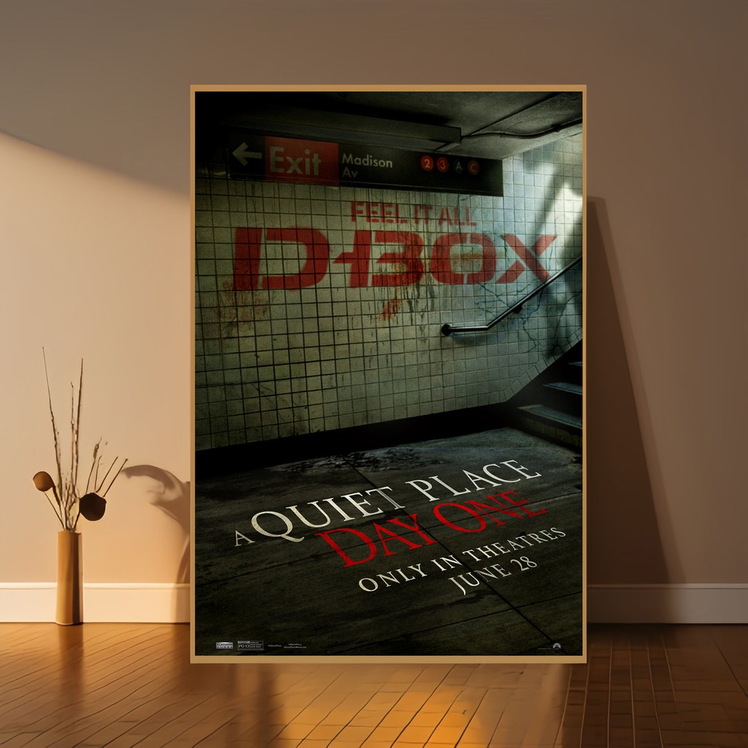 A Quiet Place Day One Movie Poster,home Decor,poster Giftroom Decor ...