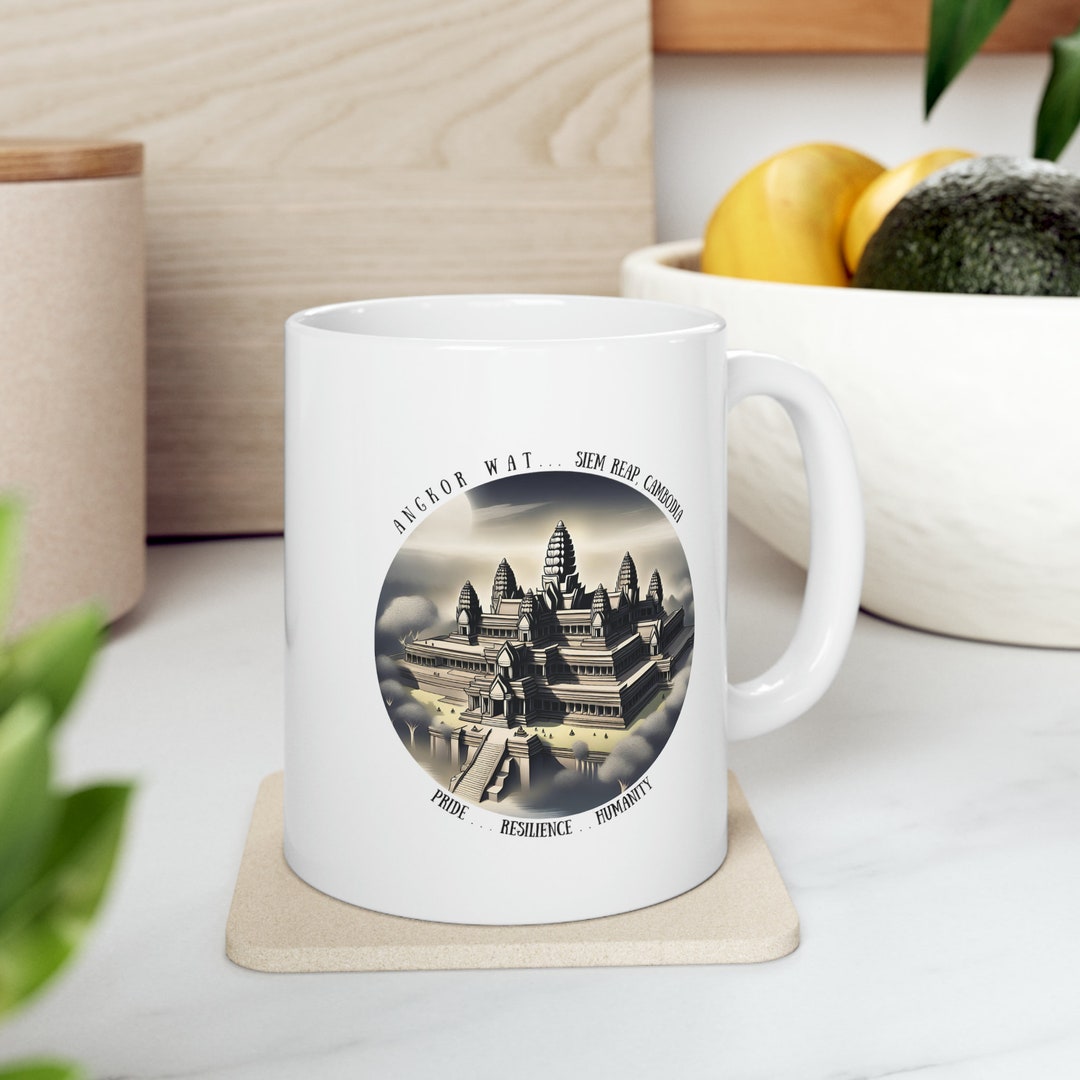 Angkor Wat, Siem Reap Cambodia Ceramic Mug 11oz Microwave and ...