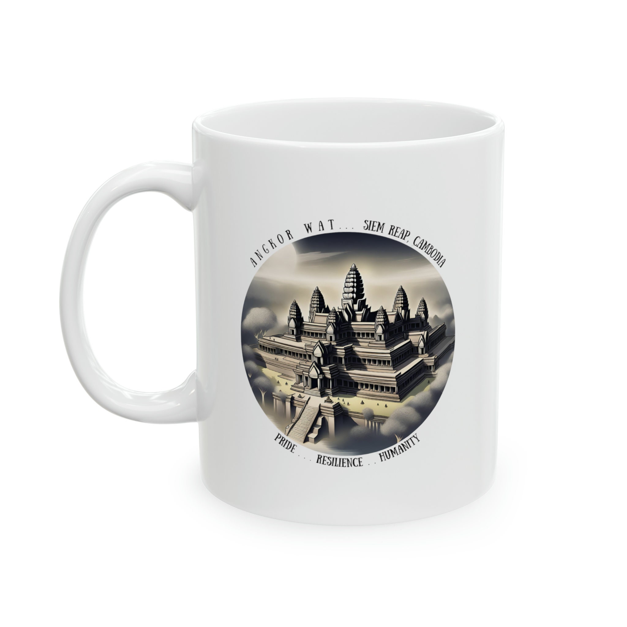 Angkor Wat, Siem Reap Cambodia Ceramic Mug 11oz Microwave and ...