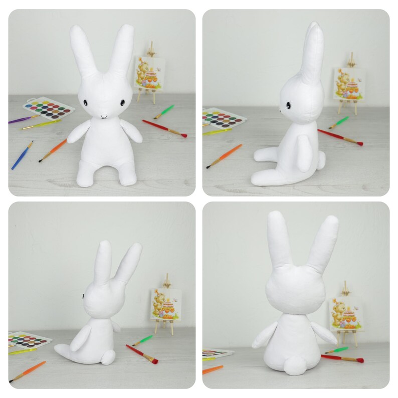 Bunny Sewing Pattern PDF Digital Download Rabbit Toy Plushie Pattern - Etsy