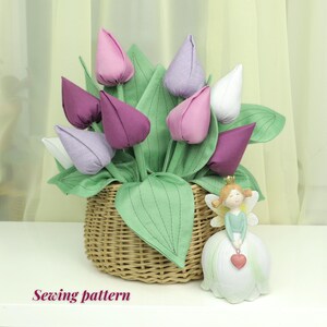 Tulip Sewing Pattern Fabric Flowers Digital Download - Etsy