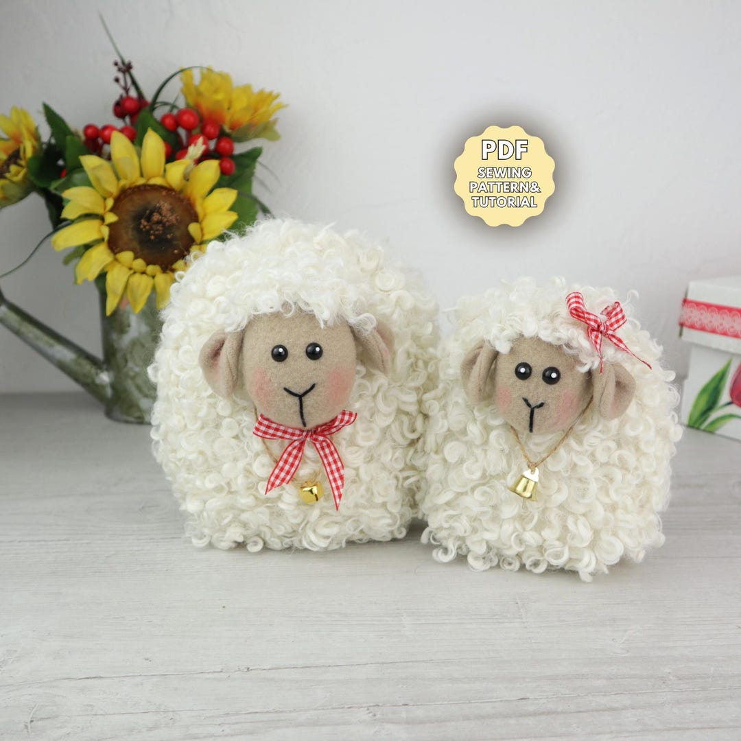 Sheep Sewing Pattern Do It Yourself Stuffed Animals Digital Download - Etsy