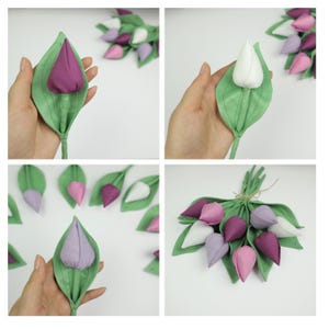 Tulip Sewing Pattern Fabric Flowers Digital Download - Etsy