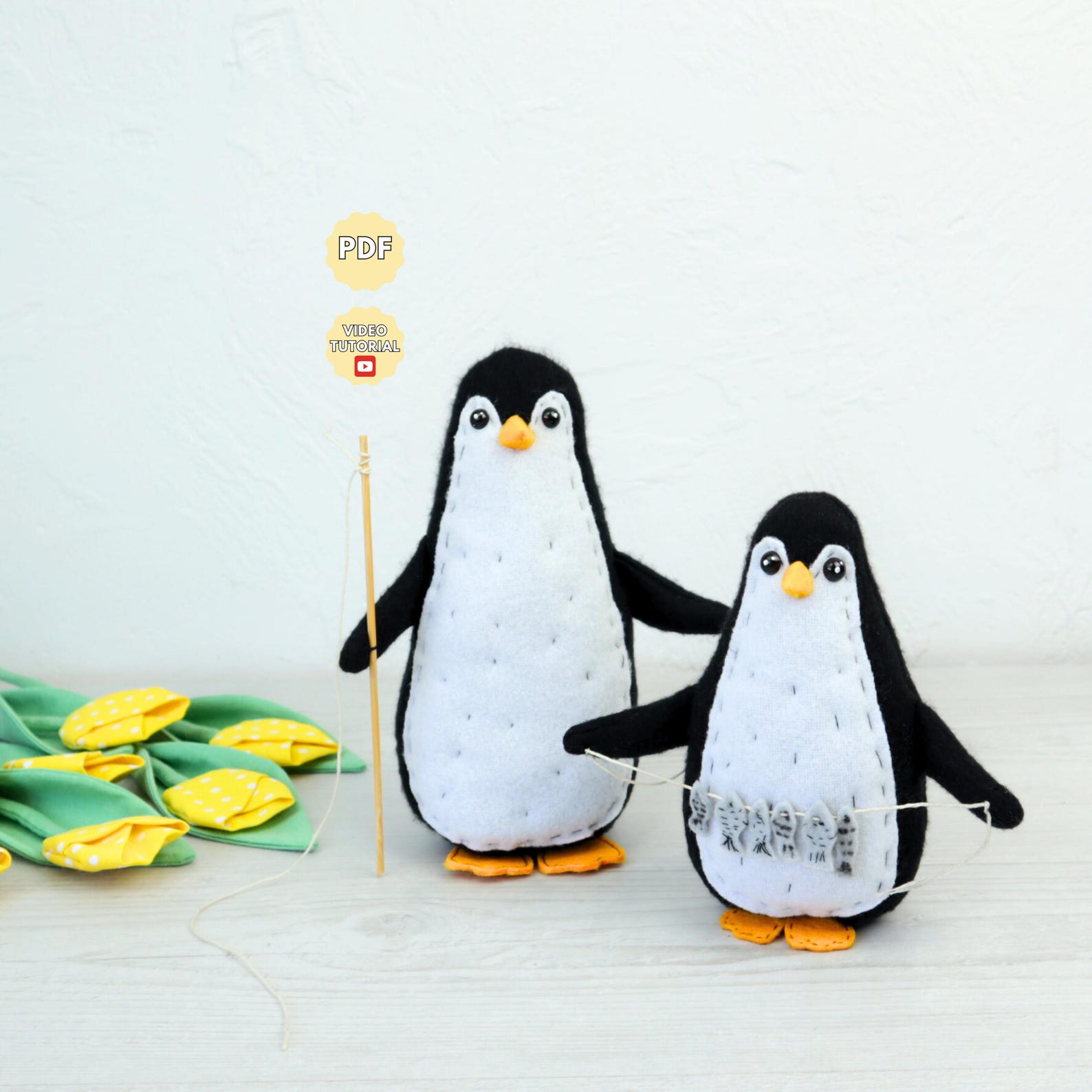 Penguin Plush PDF Sewing Pattern Stuffed Animal Digital Pattern - Etsy