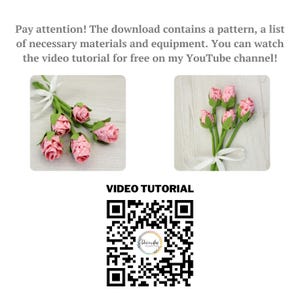 Flower Sewing Pattern Fabric Rose Easy DIY Do It Yourself Artificial ...