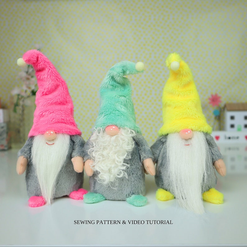 Gnome Sewing Pattern Digital Download Plush Pattern - Etsy