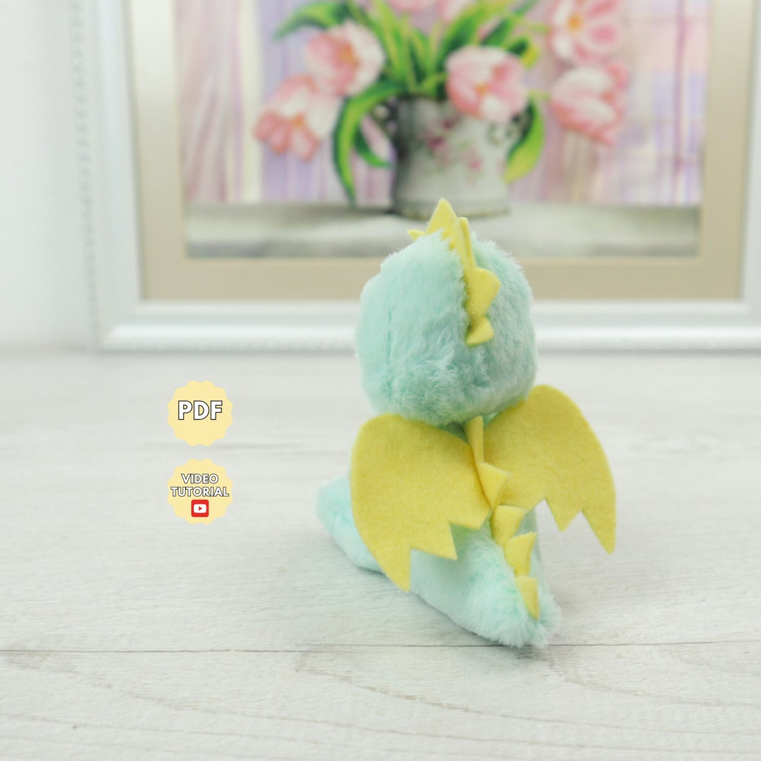 Dragon Plush Sewing Pattern PDF Do It Yourself Dragon Plushie - Etsy ...