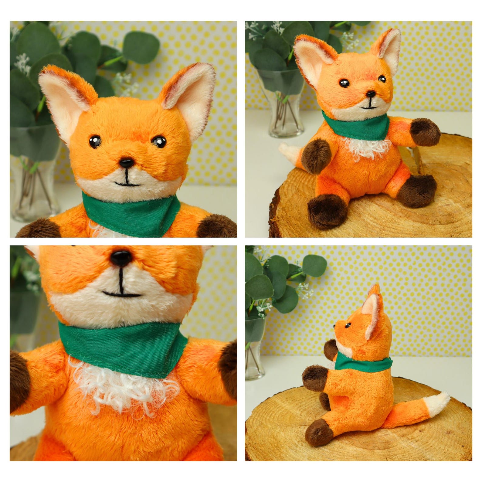 Fox Plush Sewing Pattern Stuffed Animal Pattern Digital Download - Etsy