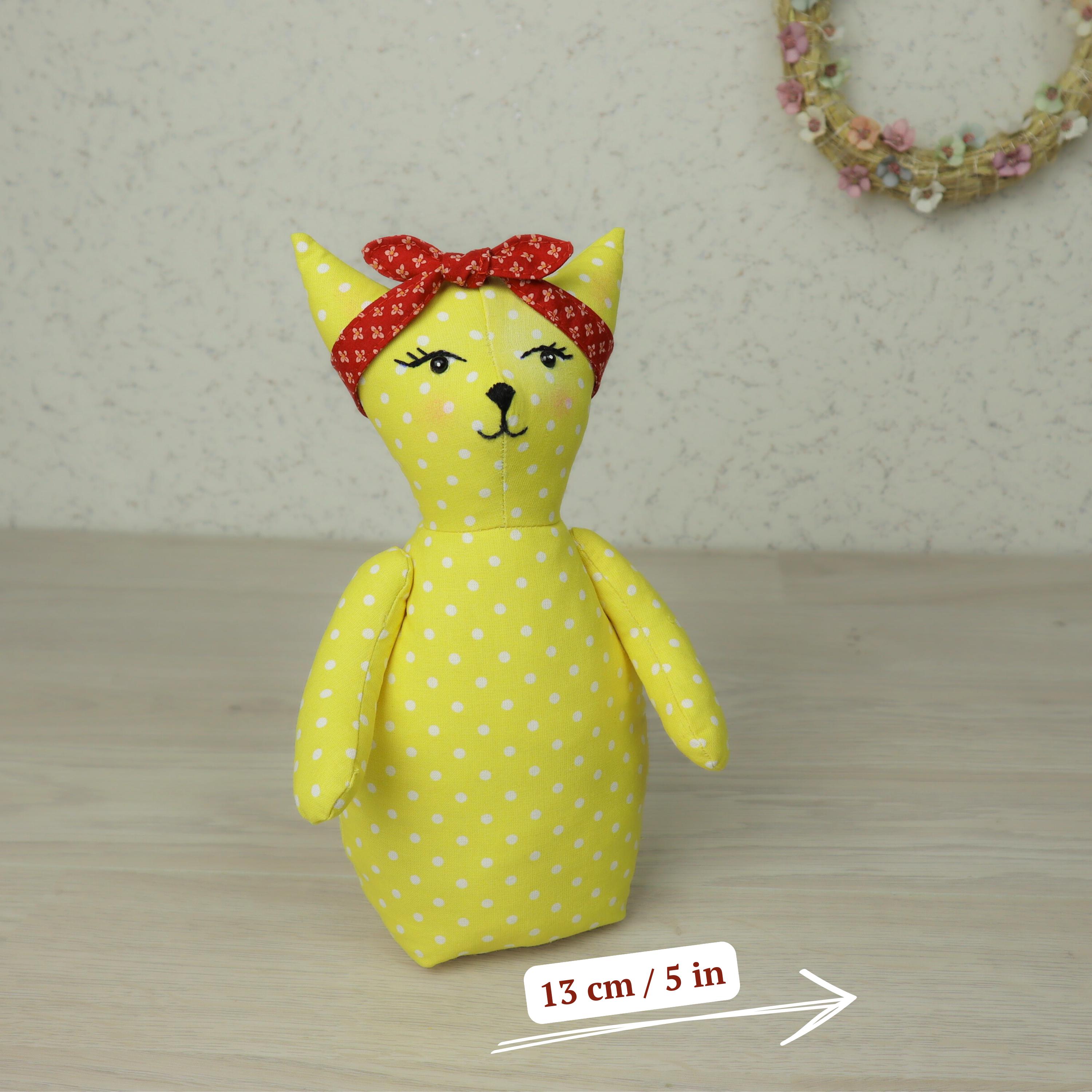 Cat Door Stop Sewing Pattern Fabric Door Stopper Digital Download - Etsy