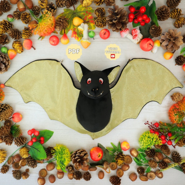 Bat Plush - Etsy