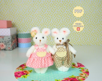 Rat Plushie Sewing Pattern Photo Tutorial, Mouse Stuffed Animal PDF ...