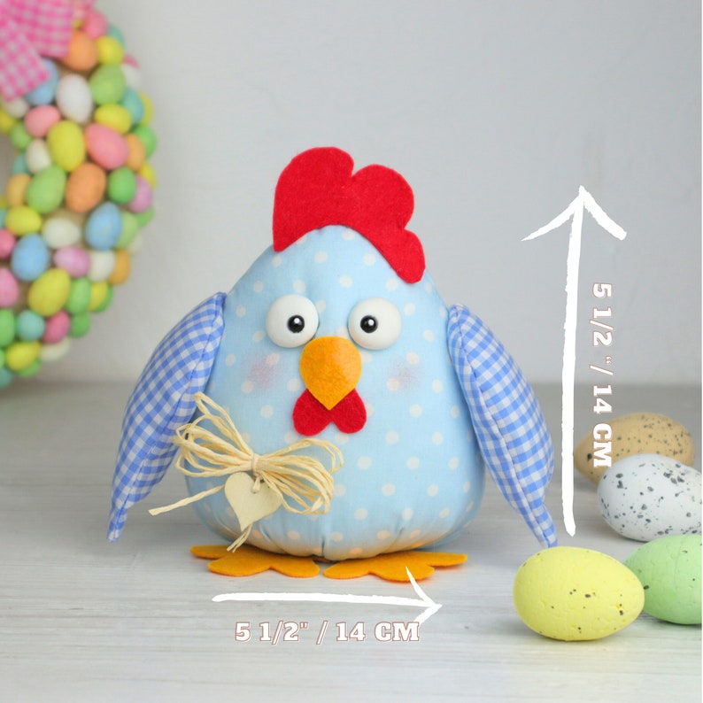 Chicken Sewing Pattern PDF Do It Yourself Easter Craft - Etsy