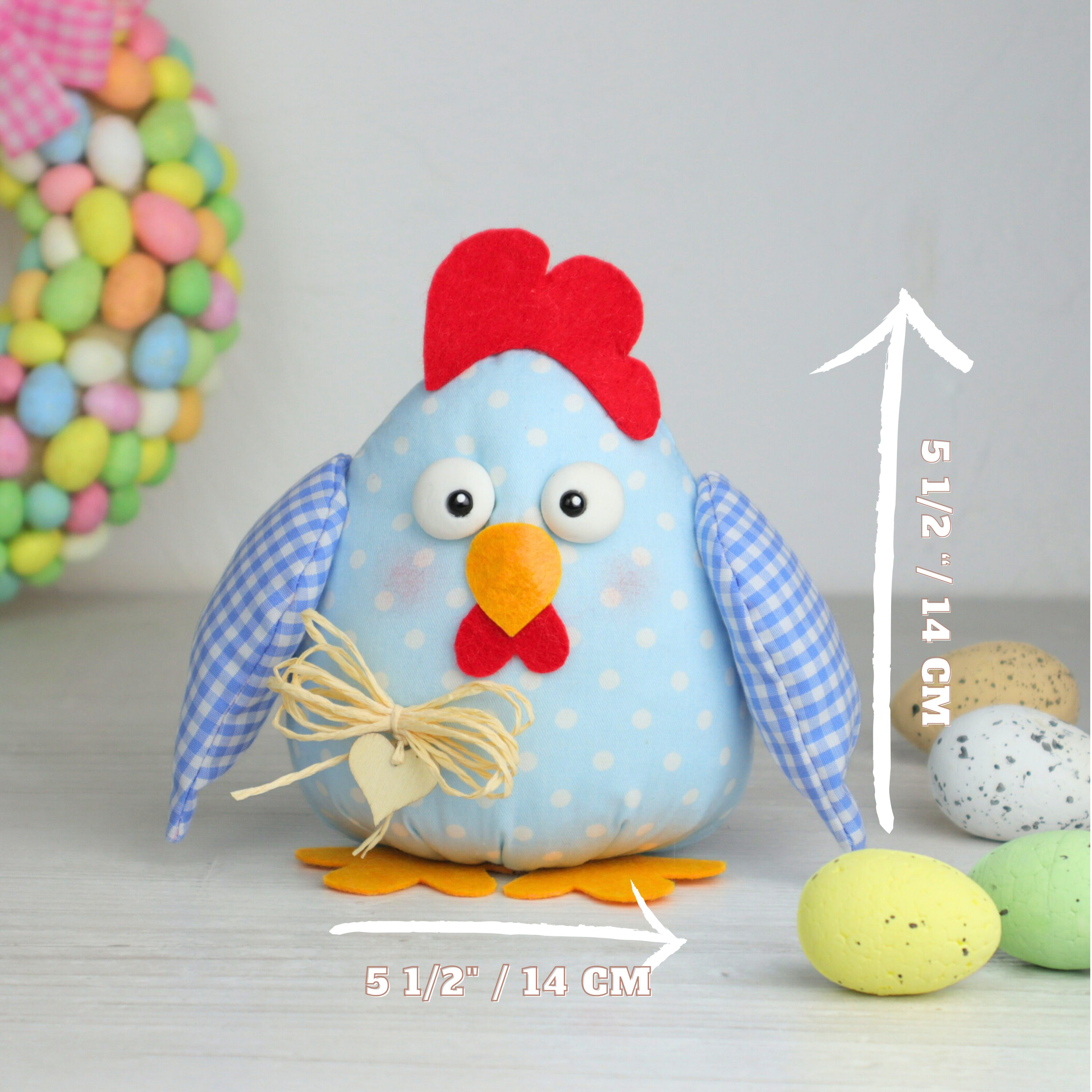 Chicken Sewing Pattern PDF Do It Yourself Easter Craft - Etsy